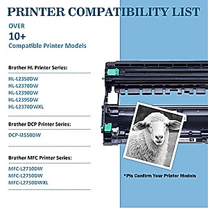 MIRHO Compatible Drum Unit Replacement for Brother DR730 DR-730 DR 730 to Use with HL-L2370DW HL-L2390DW MFC-L2750DW MFC-L2710DW DCP-L2550DW (Drum Unit, 1 Pack)