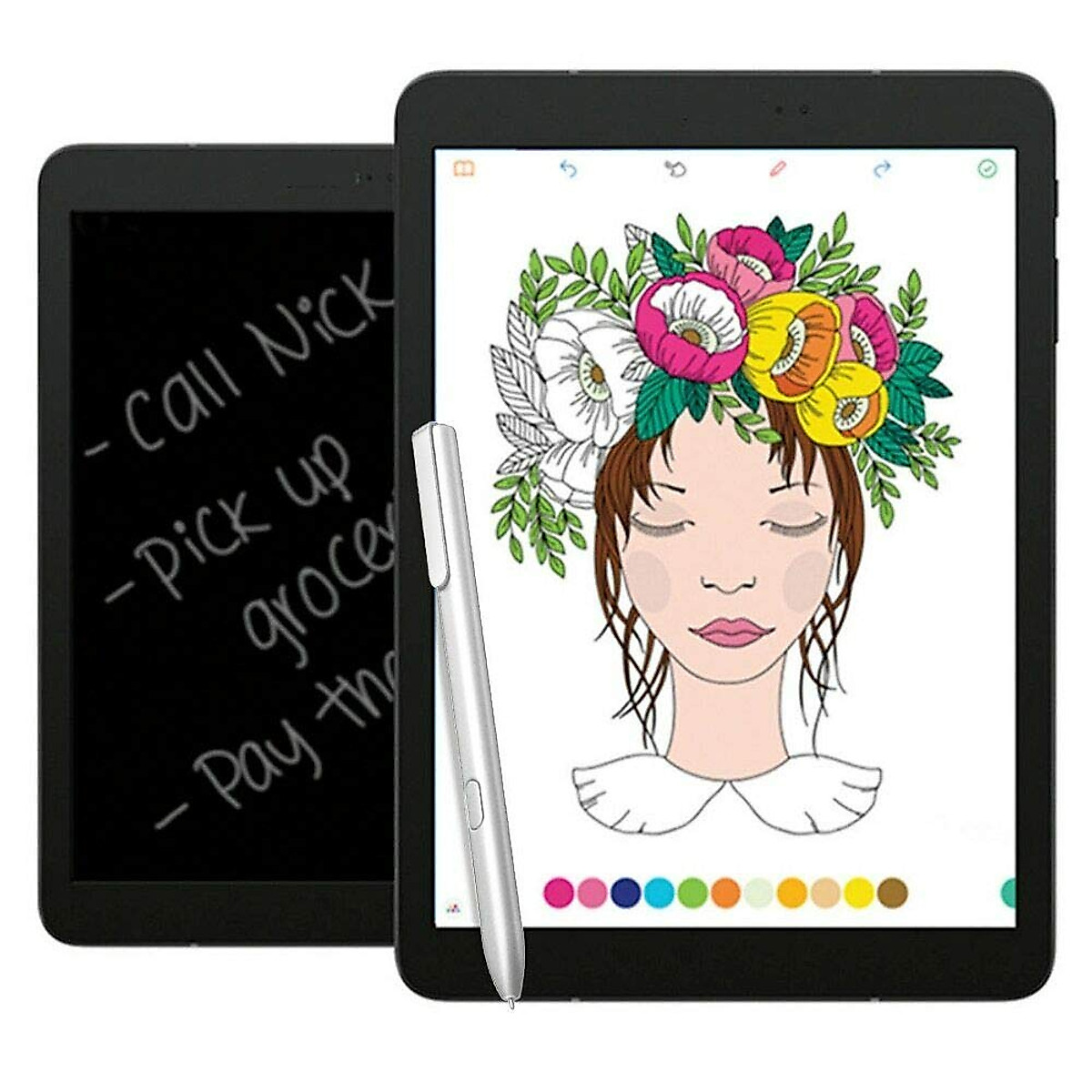 Galaxy Tab S3 S Pen,Stylus Touch S Pen for Samsung Galaxy Tab S3 SM-T820 T835 T825 Replacement Warranty Tips/Nibs (Silver)