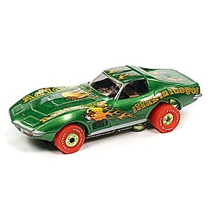 Auto World Thunderjet R33 Looney Tunes Speedy Gonzales - 1971 Chevy Corvette HO Scale Slot Car
