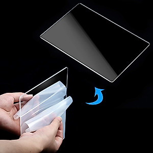 Transparency Acrylic Cutting Pads Die Cutting Plates for Embossing Crafting (4 Pieces, 8.7 x 6.1 Inch)