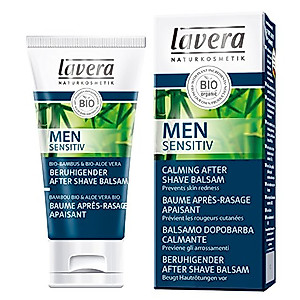 Lavera Natural After Shave Balm For Men, Anti-Irritant, Hydrating, Soothing and Cooling benefits (50ml/1.6 oz)