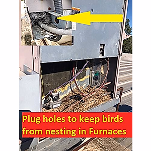 PESTPLUG - 25 Feet Stainless Steel Wool/Garland DIY Kit/Gap Blocker to Keep MIce & Rodents Out. Does NOT Rust! Fill Fabric, Plug Holes, Siding, Pipes in Homes, Garages, Farm Buildings, RV's