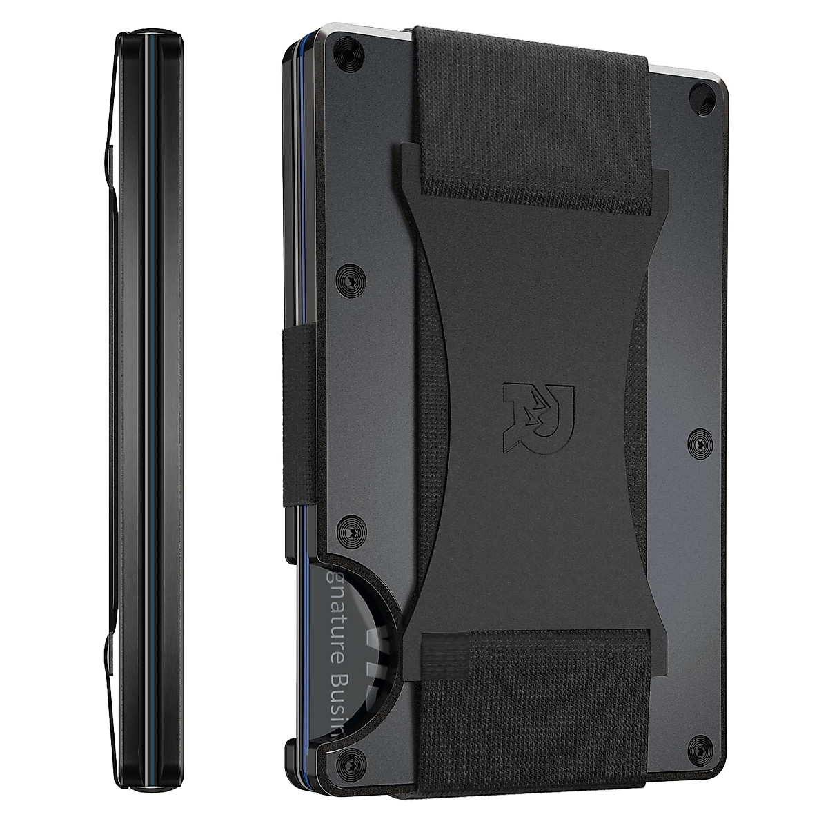 Ridge Wallets for Men - Slim Minimalist Wallet For Men, Front Pocket Wallets for Men, RFID Wallet For Men - Card Holder Wallet (Gunmetal Titanium)