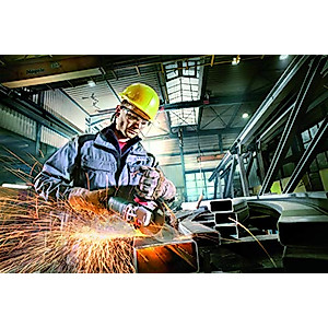 Metabo 6-Inch Angle Grinder | 13.5 Amp | 9,600 RPM | Electronics | Non-locking Paddle Switch | WEP 15-150 Quick