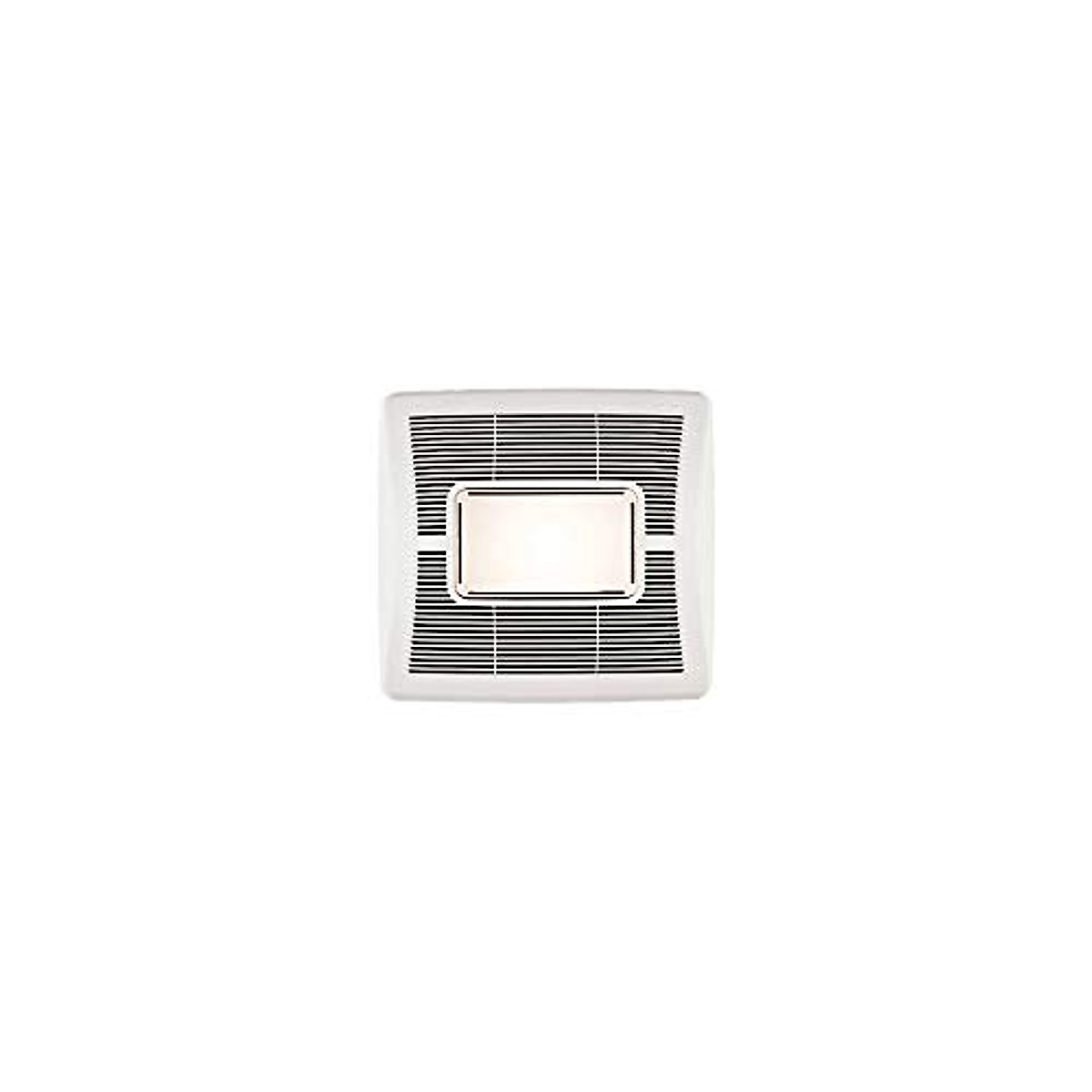 Broan-NuTone A70L Ventilation Fan with Light and Roomside Installation, 70 CFM, 2.0 Sones White Painted Enamel