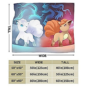 Interesting Flannel Fleece Blanket for Beding Cozy Plush Throw Blanket Lightweight Decorative Blanket Air Conditioner Blanket Towel for Couch Sofa Chair Office Travelling Camping Gift 50"X40"