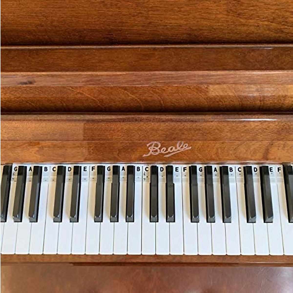 The Piano Rake (Piano Guide) | Learn Notes Instantly | Ultimate Accessory | Better Than Messy Stickers | Fits All Full-Size Key Pianos & Keyboards | 35 Key Length Shows Grand Stave