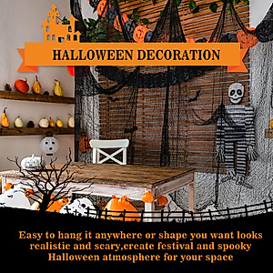 5Pcs Halloween Creepy Cloth Black 30×72inch - Halloween Decorations Clearance - Creepy Spooky Halloween Decorations Outdoor Indoor