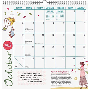 My Perfectly Imperfect Life Wall Calendar 2021: A Year of Letting Go