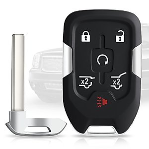 Key Fob for GMC Yukon Chevy Tahoe /Suburban HYQ1AA 2014 2015 2016 2017 Keyless Entry Key Shell case Cover