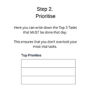 The Time Box Daily Time Management Planner - Time Blocking To Do List Planning Pad, Blank Hourly Notepad - Personal Organizer Notepad for Work - Brain Dump Agenda Notebook - 60 Undated Sheets 7" x 10"