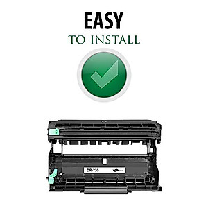 ReManufactured Toner Drum for DR-730 | Compatible Drum Replacement for Brother DCP-L2550DW, Brother MFC-L2710DW/L2730DW/L2750DW/L2750DWXL | Standard Yield Laser Printer by Premium Ink&Toner