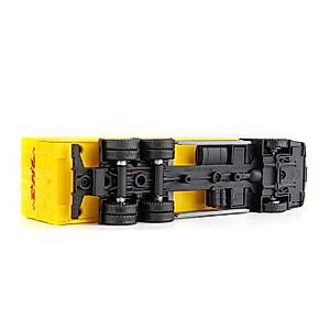 BDTCTK Compatible for DHL Container Truck Car Model Toy Cars, Zinc Alloy Die-Cast Vehicles Kid Toys for Boy Girl Gift