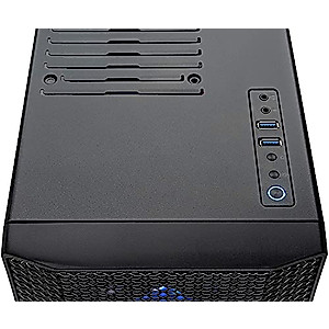 Skytech Gaming Blaze 3.0 Black Gaming PC Desktop – AMD Ryzen 5 3600 3.6 GHz, RX 6600XT, 1TB NVME SSD, 16G DDR4 3200, 600W Gold PSU, AC Wi-Fi, Windows 10 Home 64-bit