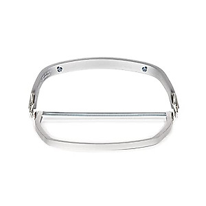 MSA 10158799 V-Gard Frame - General Purpose & Elevated Temperature Applications, Fits Cap-Style Hard Hats, Metal - Heavy Duty Anodized Aluminium, Durable & Replaceable Safety Helmet Accessory