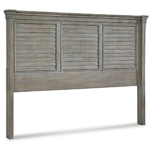 Signature Design by Ashley Moreshire Classic Panel Headboard ONLY, King/California King, Gray