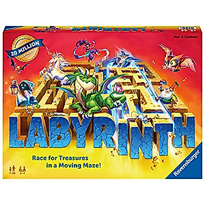 Ravensburger Labyrinth - Enthralling Family Board Game | Ideal for Kids and Adults Aged 7 and Up | Offers Great Replay Value | Designed for 2-4 Players | Globally Celebrated | ASIN: 26448