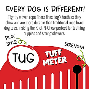 Jolly Pets Knot-N-Chew 2 Knot Green/Black Small/Medium