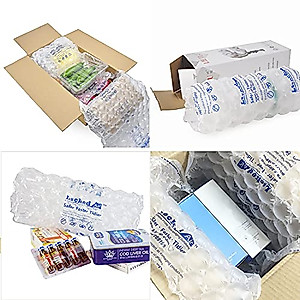 Air Cushion Film, Inflatable Air Bubble Bags Roll 15.8 inchX490feet Small Air Bubbles for Packaging Used with Air Cushion Machine, Shipping Supplies Packaging Materials for Packing Fragile Items