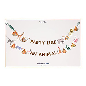 Meri Meri Safari Animals Large Garland (Pack of 1)
