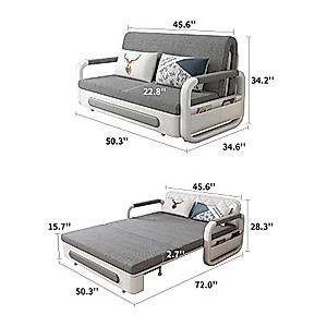 Luck Live Sofa Bed -Pull Out Sofa Bed futon -Sleeper couches for Living Room-Suitable for Small Space, RV Sofa Bed, Lounge