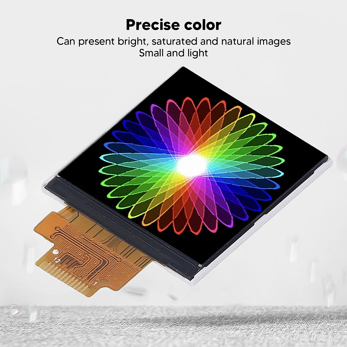 Eujgoov 1.54in TFT Screen LCD Display Module 240x240 Resolution SPI Interface ST7789V Drive
