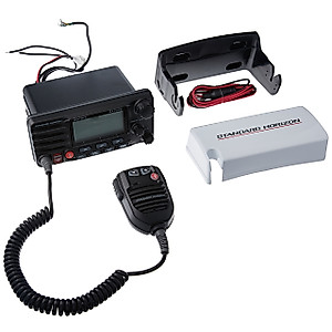 Standard STD-GX2000-B 25-Watt Fixed Mount Matrix VHF Radio with AIS Display and Loudhailer (Black)