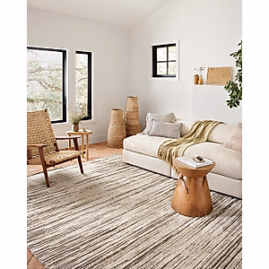 Loloi II Neda Collection NED-01 Taupe/Stone, Transitional 5'-0" x 7'-6" Area Rug