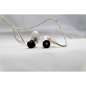 Dekoni Audio Moldable Foam Ear Tips Premium Memory Foam Isolation Earphone Tips - 4.9mm - Medium 11mm Black (ETZ-MERCURY-MED-11mm)