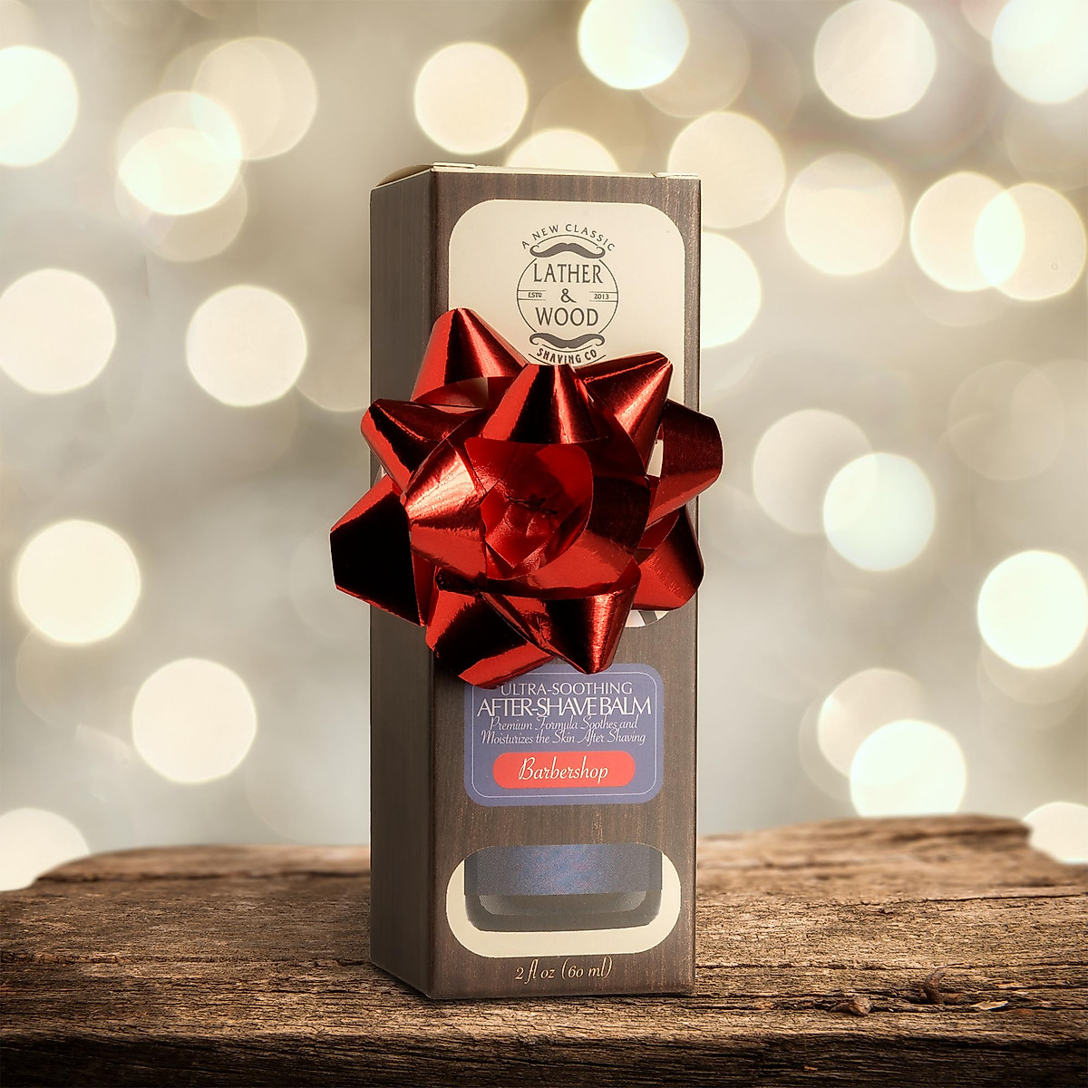 Lather & Wood - Barbershop Aftershave for Men - Long-Lasting Fragrance, Non-Greasy Formula, Easy Pump Dispener, Gentle and Subtle Scent