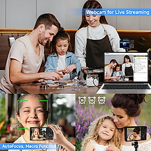 Digital Camera for Teens, FHD 4K 44MP Digital Camera with 64GB SD Card 16X Digital Zoom, Digital Camera Compact Point and Shoot Camera for Teens Boys Kids Camera Digital Black(Black)