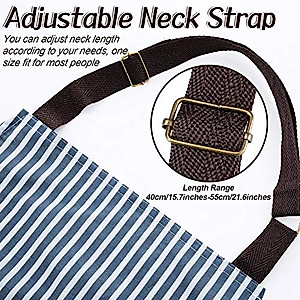 SATINIOR 3 Pieces Women Waterproof Apron with Pockets Adjustable Cooking Aprons Kitchen Bib Apron for Baking Household Cleaning