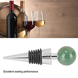 Decorative Wine Stopper Quartz Crystal Wine Bottle Stopper Beverage Stopper Bottle Stopper Corks for Wine Reusable Wine Stopper for Gift Bar(#3)