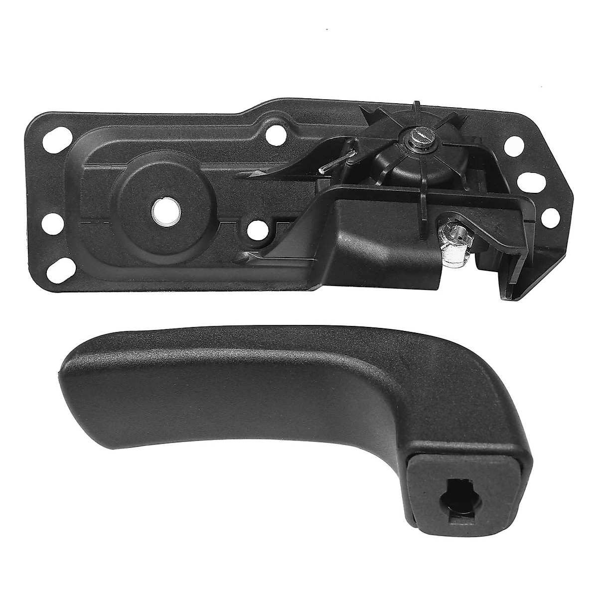 ATRACYPART Interior Door Handle Kit Front Left Drivers Side | for 2007-2014 Chevy Silverado, Tahoe, Suburban, Avalanche, GMC Sierra, Yukon, Yukon XL, Cadillac Escalade | Replaces# 20833606, 80374
