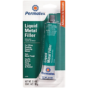 Permatex 25909 Liquid Metal Filler, 3.5 oz.