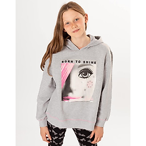 Barbie Hoodie & Leggings Girls Kids Doll Jumper Black Grey Clothes 3-4 Years