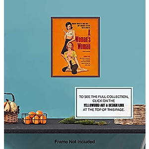 Vintage Lesbian Romance Fiction Book Wall Art - LGBTQ Accessories Poster Print - Lesbian Gifts for Girlfriend, Women, Queer, Gay, Bi - Home Decor, Room Decoration for Living Room, Bedroom, Office