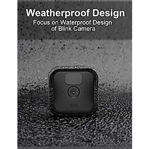 Blink Outdoor Camera Silicone Skin Cover, COOLWUFAN Anti-Scratch Protective Cover for All-New Blink Outdoor/Indoor – Wireless Camera System - Blink Outdoor Camera Best Accessories (Black (3 Packs))