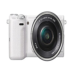 DYOSEN Digital Camera NEX-5TL Mirrorless Digital Camera with 16-50mm Power Zoom Lens Digital Camera Photography (Color : W)
