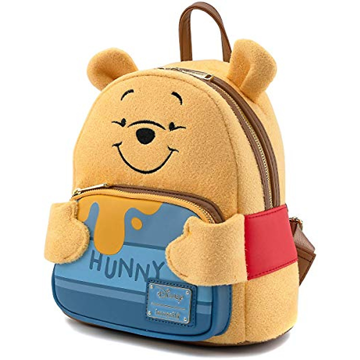 Loungefly Disney Winnie the Pooh Hunny Tummy Womens Double Strap Shoulder Bag Purse