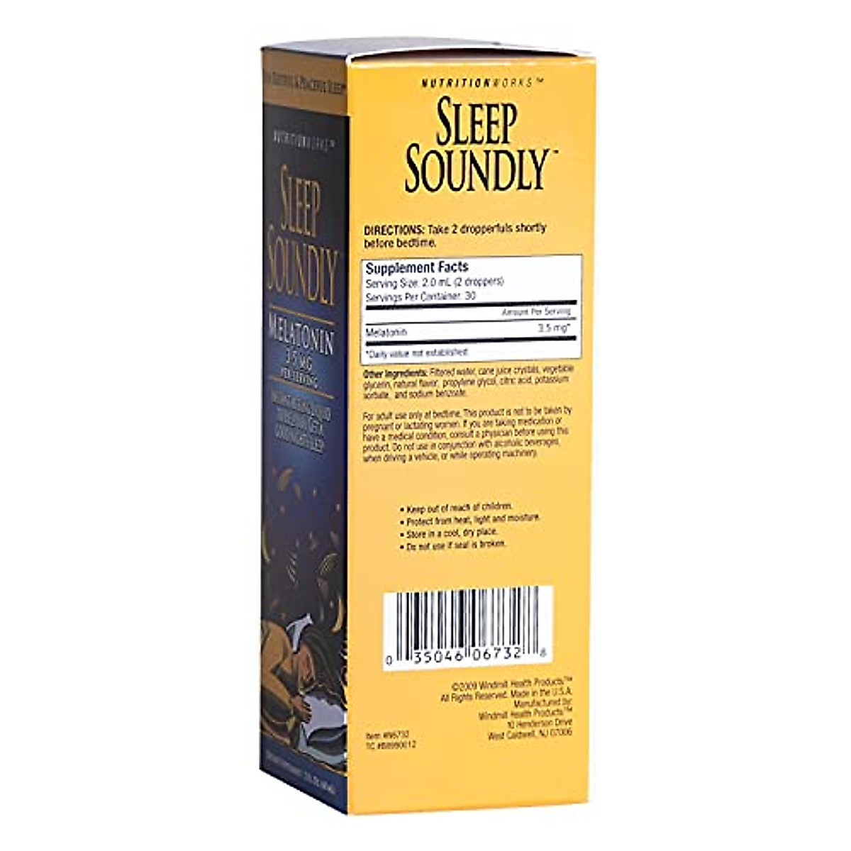 Sleep Soundly Melatonin, 2 Fl Oz