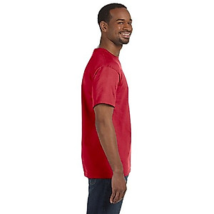 JERZEES Adult Dri-Power Heavyweight Blend T-Shirt , Medium, True Red