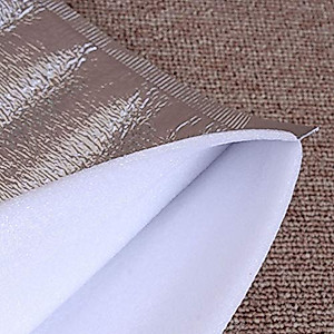 50 Pcs Disposable Food Thermal Pouches Hot Cold Insulation Food Bags Take out Aluminum Foil Food Shipping Pouches for Picnic Camping Store (20x20cm)