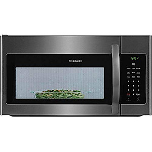 Frigidaire FFMV1846VD 30" Over the Range Microwave Oven; 1.8 cu. ft. Capacity, 1000 Cooking Watts, 300 CFM, 10 Power Levels, One-Touch Options, Interior Microwave LED Lighting, Black Stainless Steel