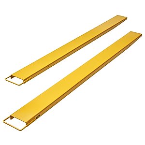 BestEquip Forklift Extensions, 96 inch Fork Extensions 5.5 inch Width, Heavy Duty Steel Pallet Fork Extensions, 1 Pair Forklift Extensions for Forklift Lift Truck Forklift Loaders