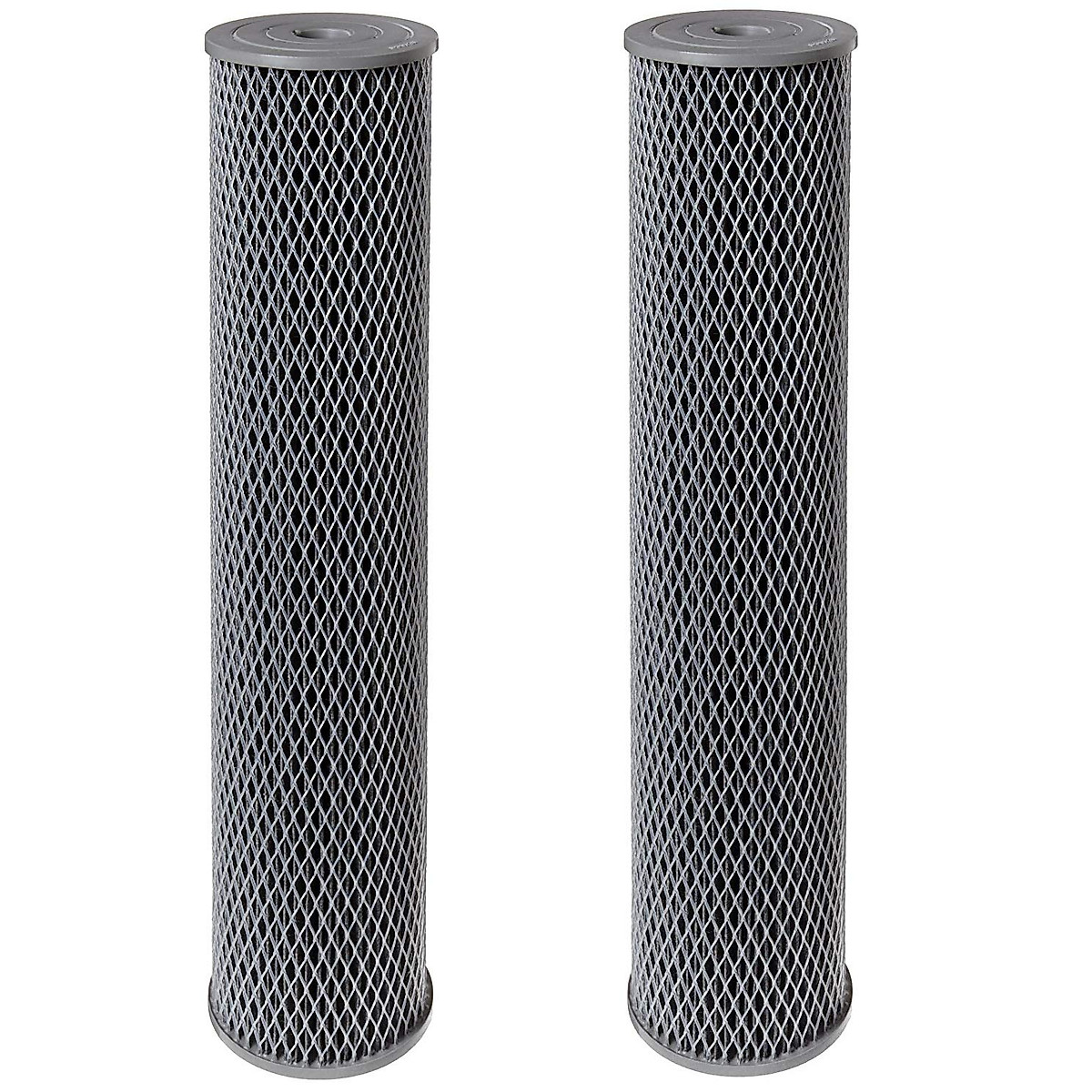 Pentek NCP-20BB Pleated Carbon-Impregnated Polyester Filter Cartridge, 20" x 4-1/2", 10 Microns (Pack of 2)