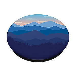 Blue Mountain Pop Mount Socket Art Work Tree Woods PopSockets PopGrip: Swappable Grip for Phones & Tablets