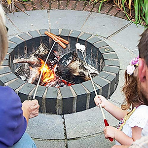 Aoocan Marshmallow Roasting Sticks , Set of 12 Extend 45" Smores Sticks for Fire Pit , Telescoping Rotating Smores Skewers - Hot Dog Roasting Sticks for Campfire, Camping, Bonfire and Grill