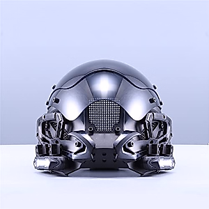 Marikito Cyberpunk Mask Helmet Futuristic Mask Techwear Mask Sci Fi Mask Gothic Mask Halloween Cosplay Costume Mask Suitable For Any Adult