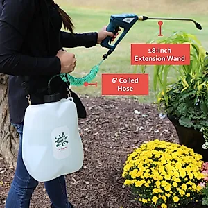 SprayMate Lil' Squirt Battery Powered Sprayer - Electric Portable Garden Sprayer - 1.3 Gallon